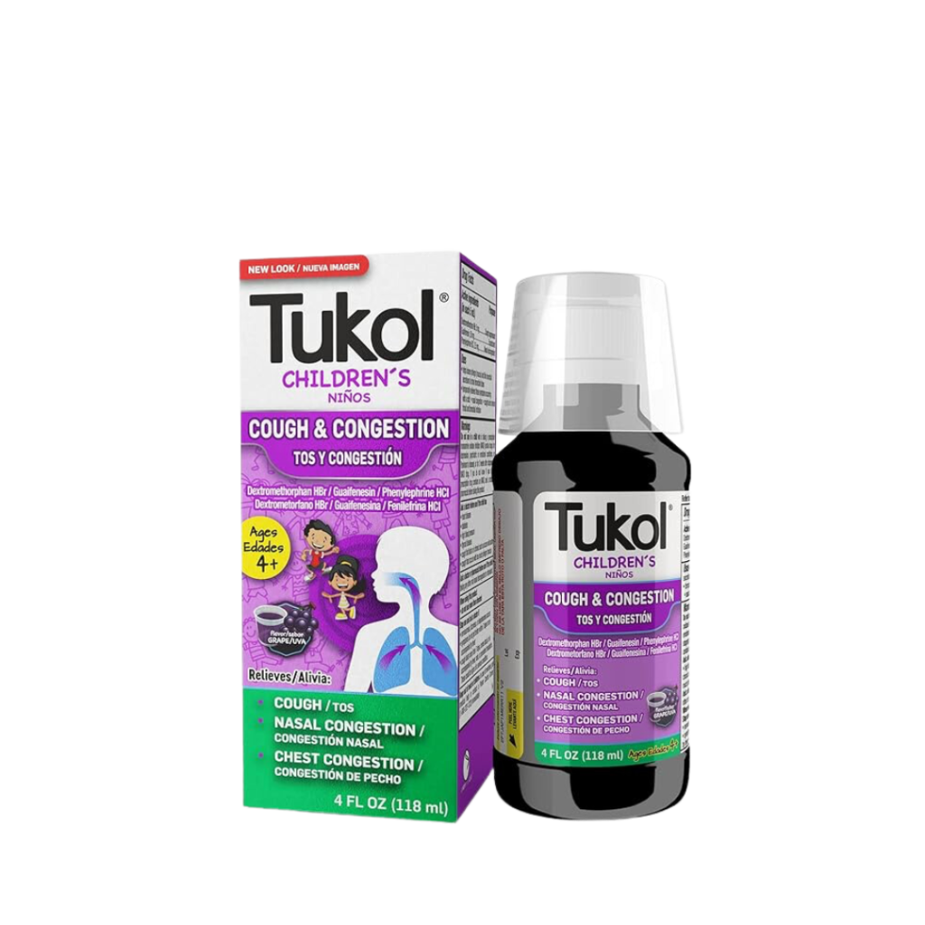 Tukol Uva Tos y Congestión Jarabe para Niños – Emanuel Distributors